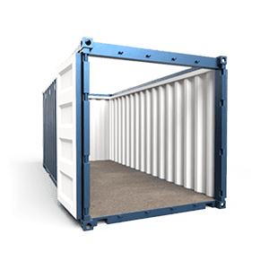 Se alle de forskellige containere, du kan leje eller købe hos os