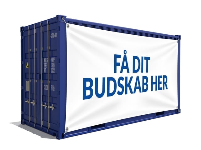 Bannercontainer - når dit budskab skal være ekstra tydeligt